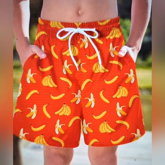 Swim | Banana Print Boys Shorts Banana 27 Inch Waist | Poshmark
